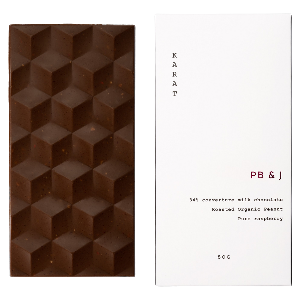Karat Chocolate Bar - PB & J – Phil & Sebastian Coffee Roasters